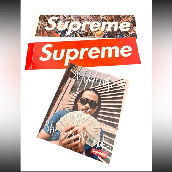 Supreme | Other | Supreme Sticker And Poster Set | Poshmark